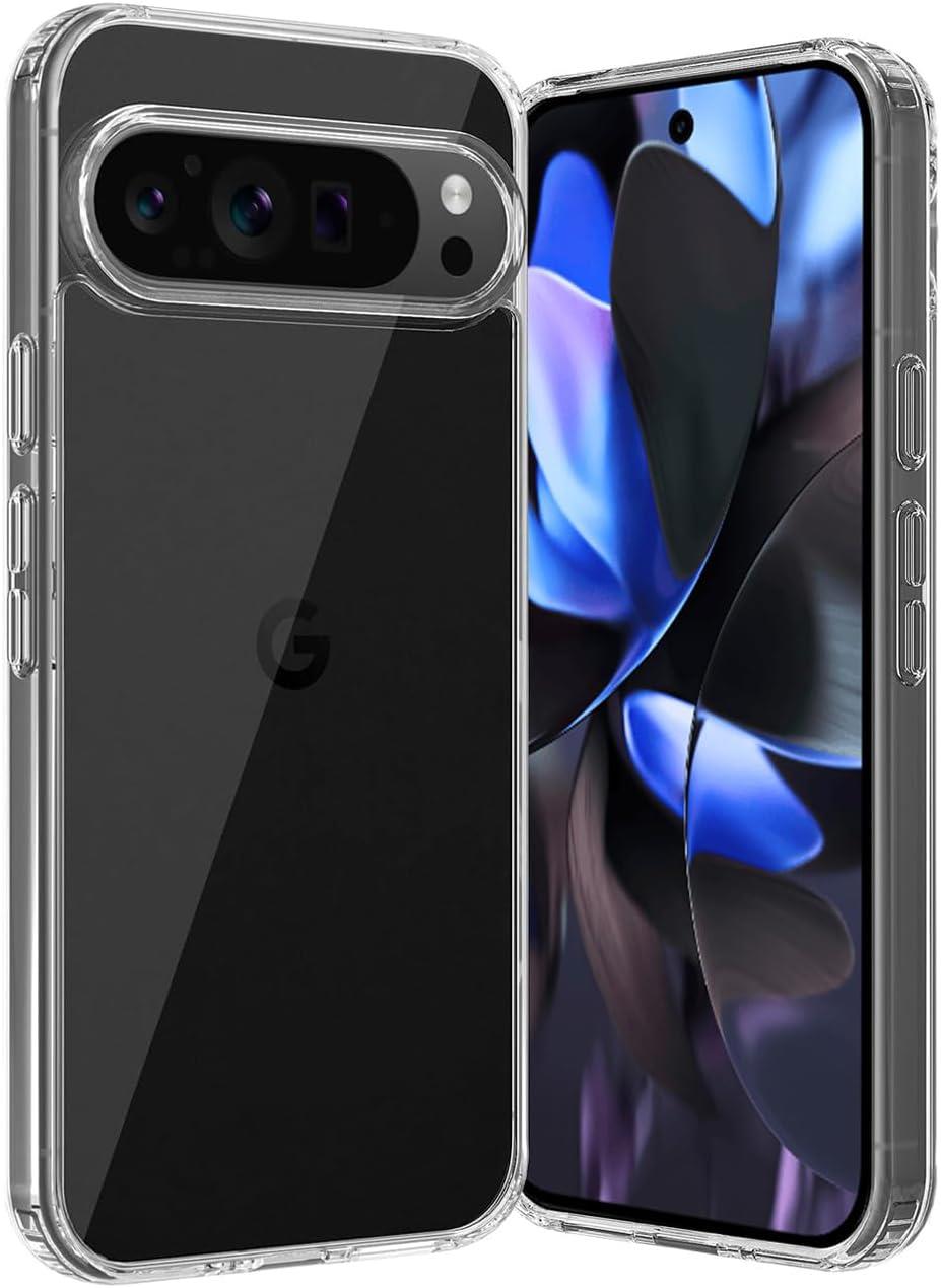 Google Pixel 9 Pro XL Silicone Gel Ultra Slim Case Clear — Revive