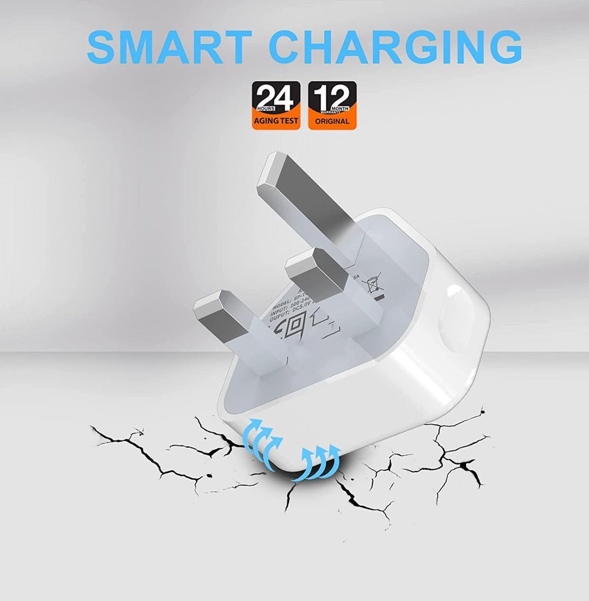 Mains Wall 3 Pin Plug Charger 5W USB Power Adapter — Revive - Mobile ...